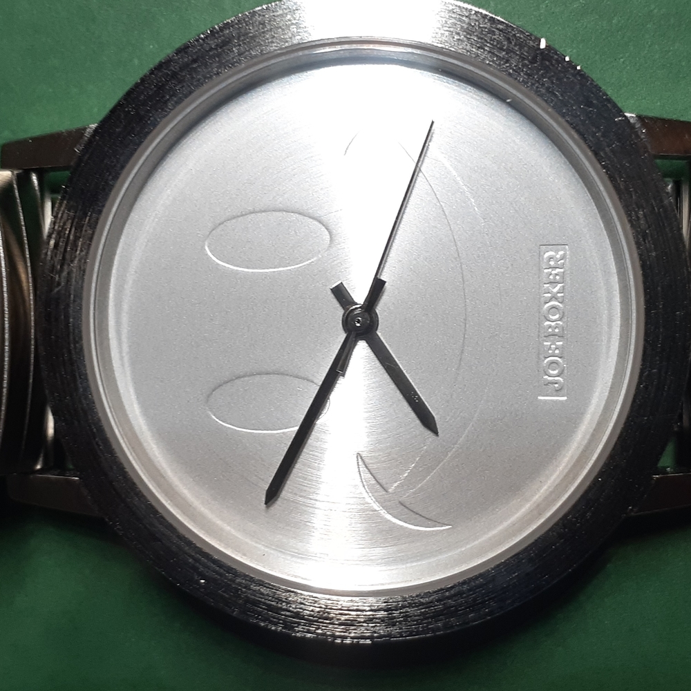 Vintage Joe Boxer Watch Smiley Face Stainless Steel S… - Gem